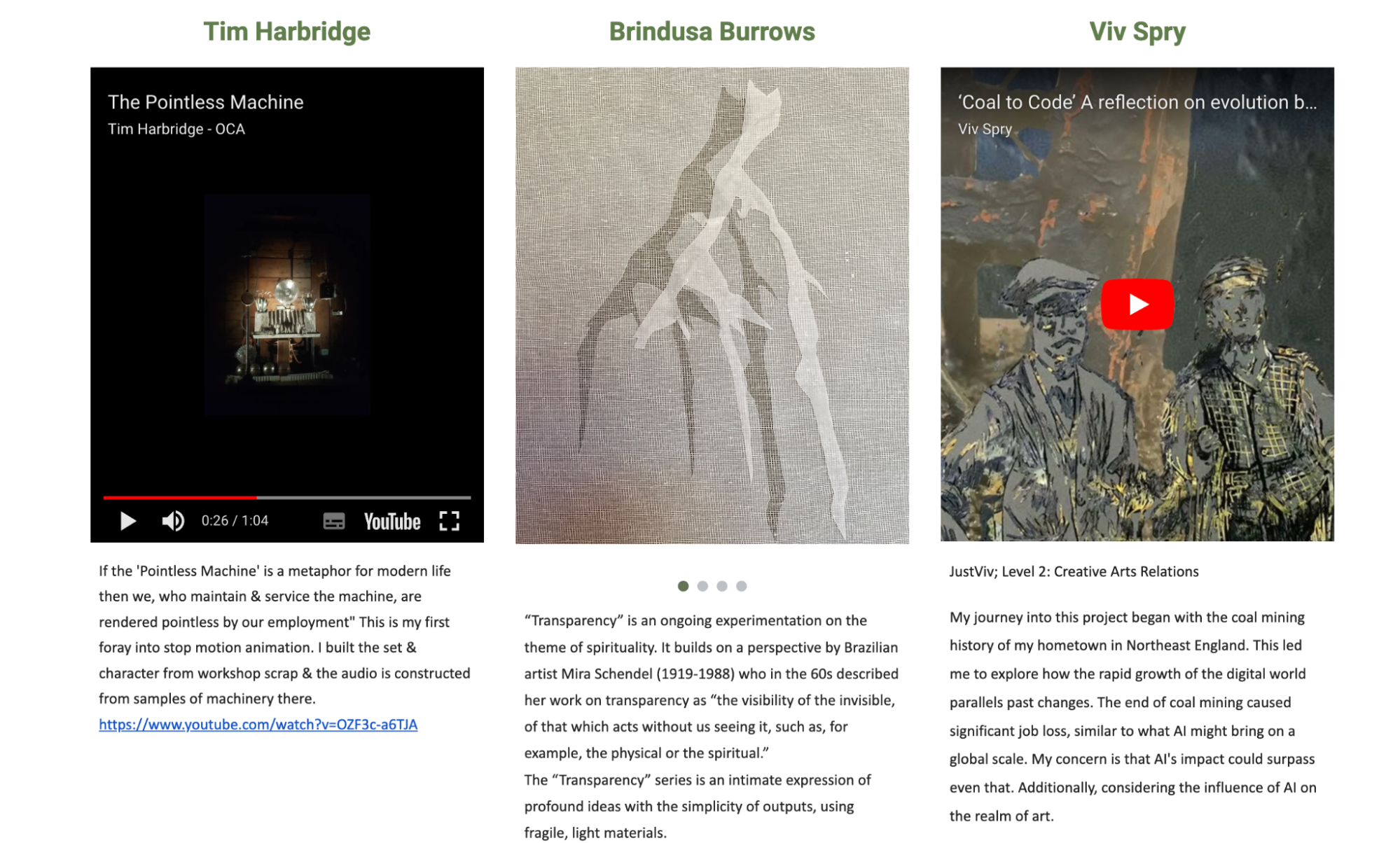 Creative Arts Showcase 2023 - The Open College of the Arts